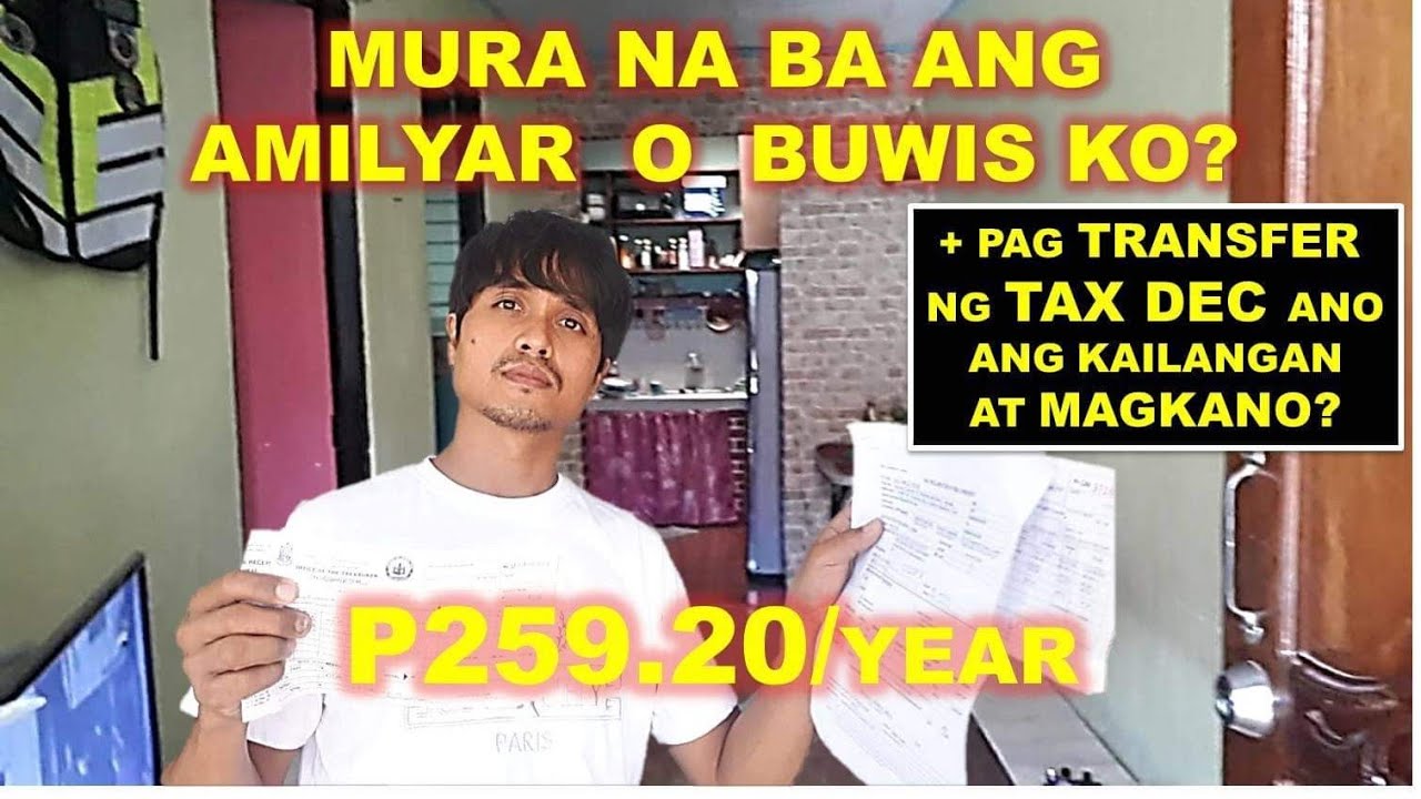 MURA NA BA ANG AMILYAR O BUWIS KO AT SIMPLENG PAG TRANSFER NG TAX ...