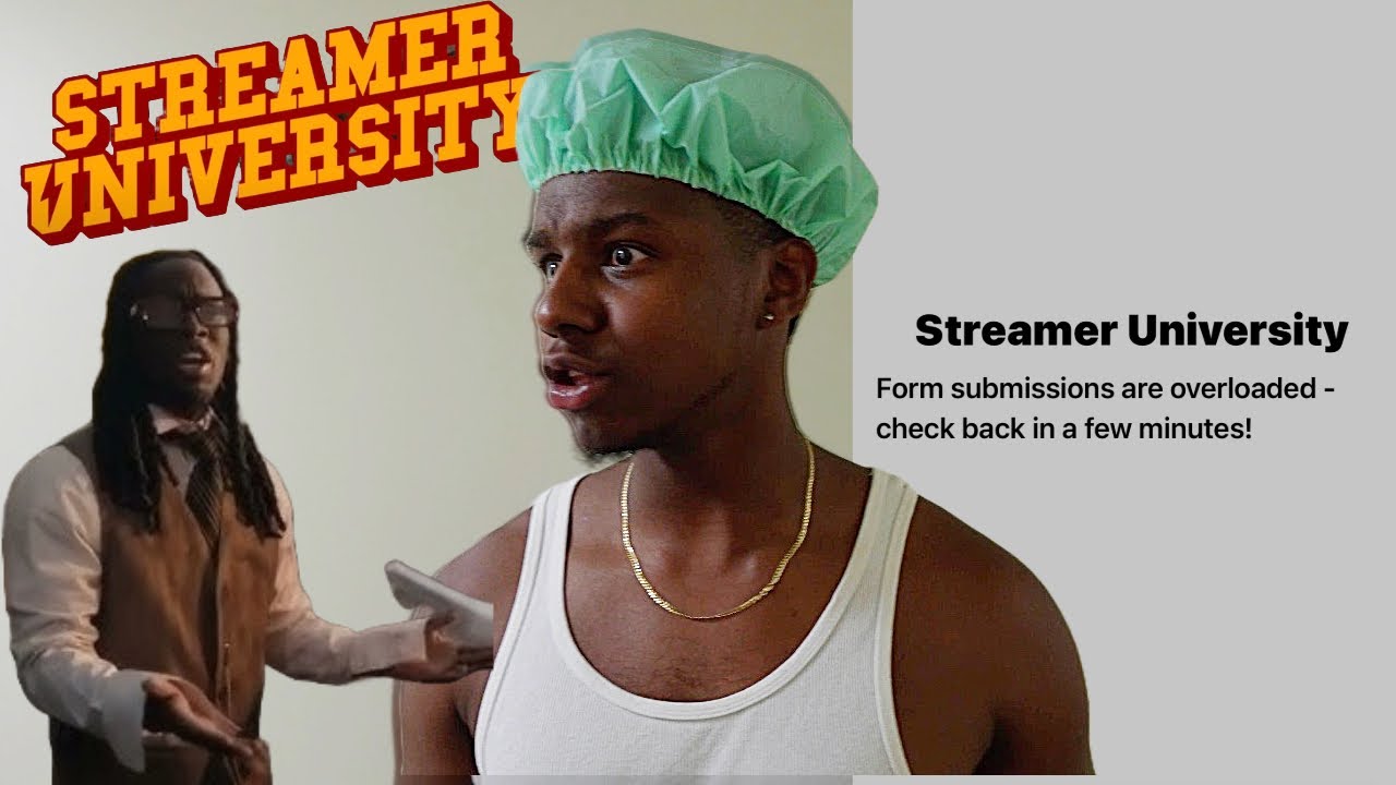 My STREAMER UNIVERSITY Application! - YouTube