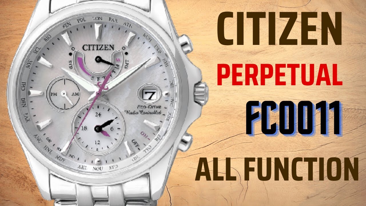 How to Set the Citizen Radio Control Perpetual FC0011-52D @timewatchdc ...