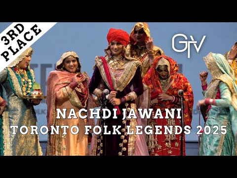 Nachdi Jawani | 3rd Place Live Giddha Category | Toronto Folk Legends 2025