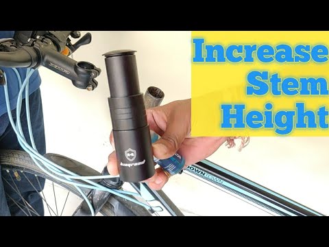 Tip for Long Ride 1 | Increase stem bar height | | improve your posture ...