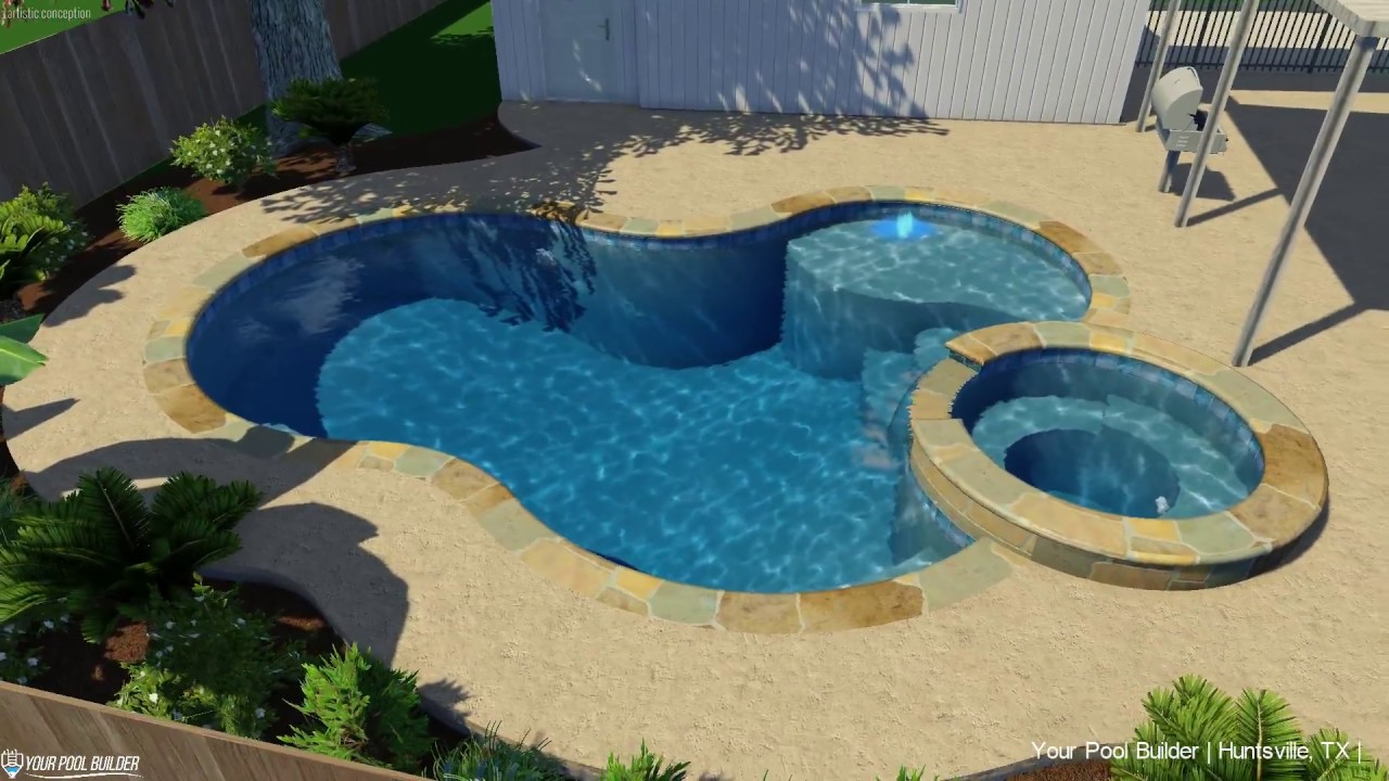 Pool Design for Huntsville, TX 77340 | Your Pool Builder - YouTube