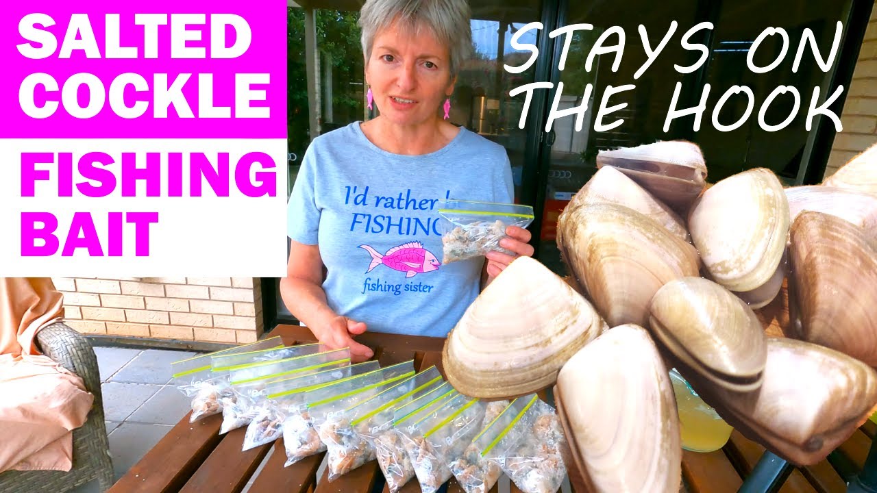 How to salt cockles for fishing bait- It's worth the effort! - YouTube