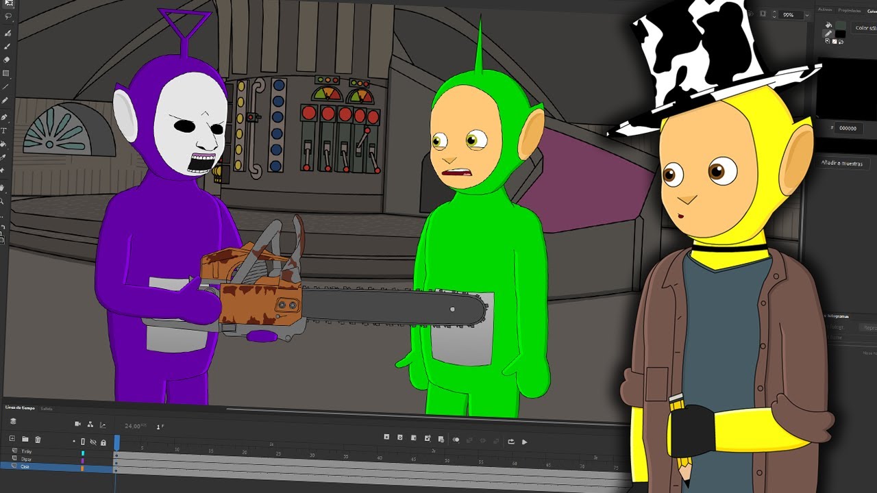 Detrás de cámaras de Dipsy Death - Slendytubbies 3 - YouTube