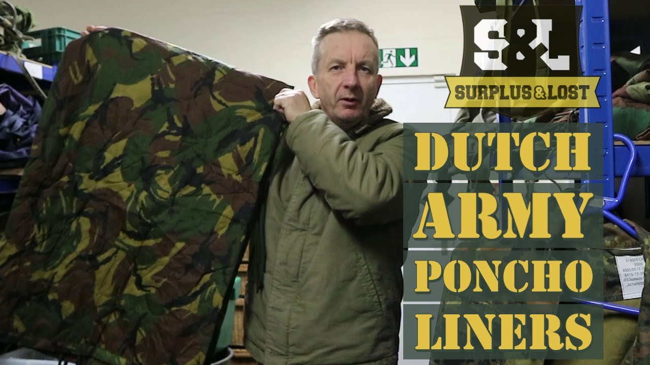 Dutch Poncho Liners - YouTube