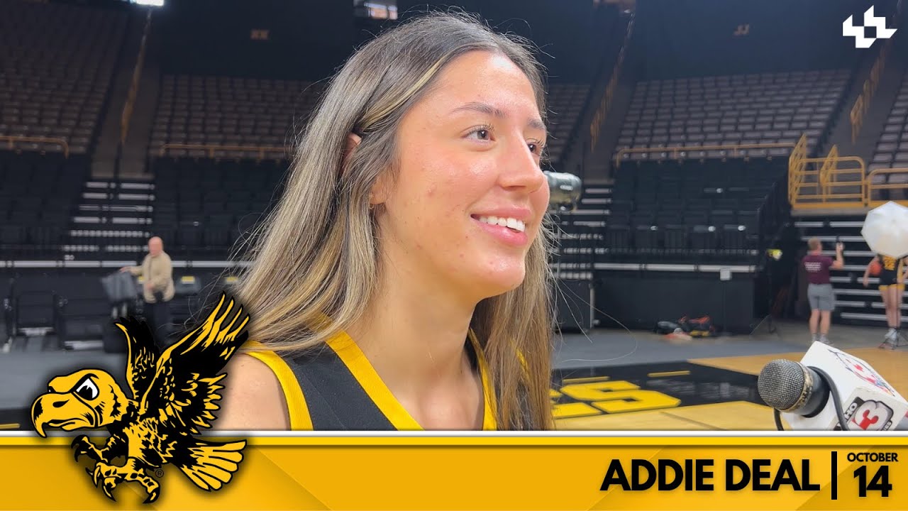 Addie Deal | Iowa Women's Basketball | Oct. 14 - YouTube