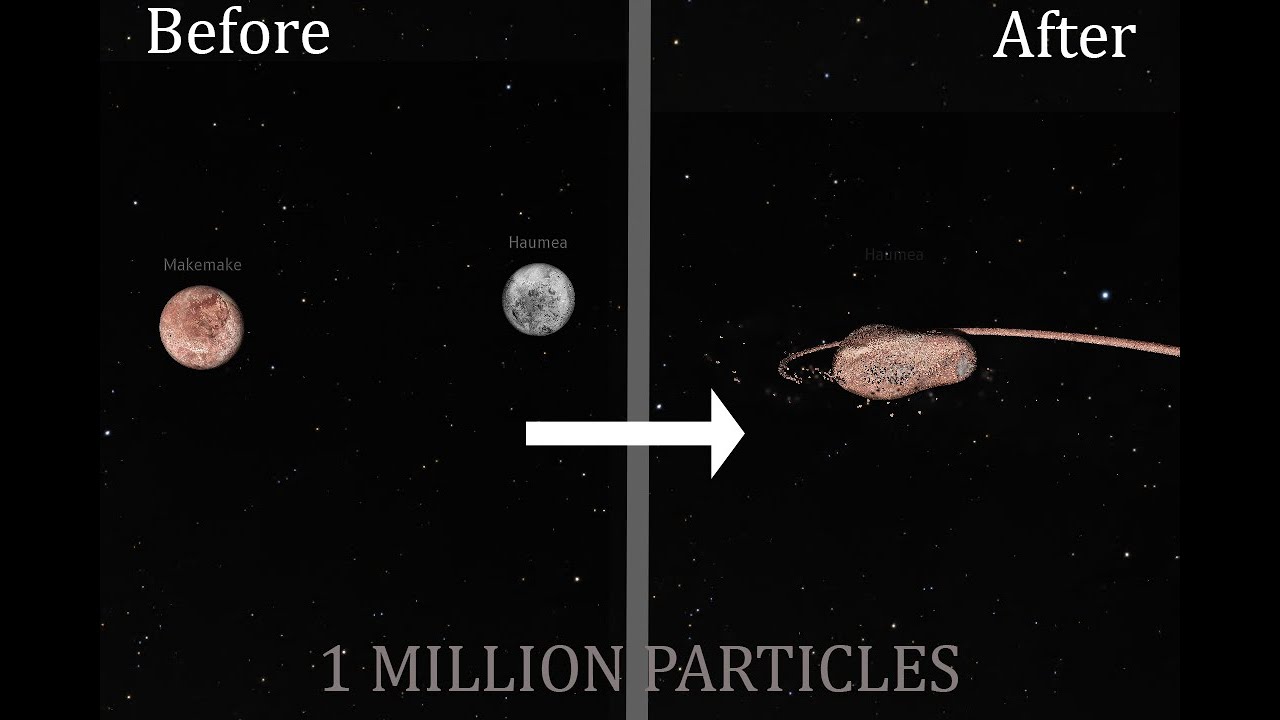 What happens when Haumea and Makemake collide? - YouTube