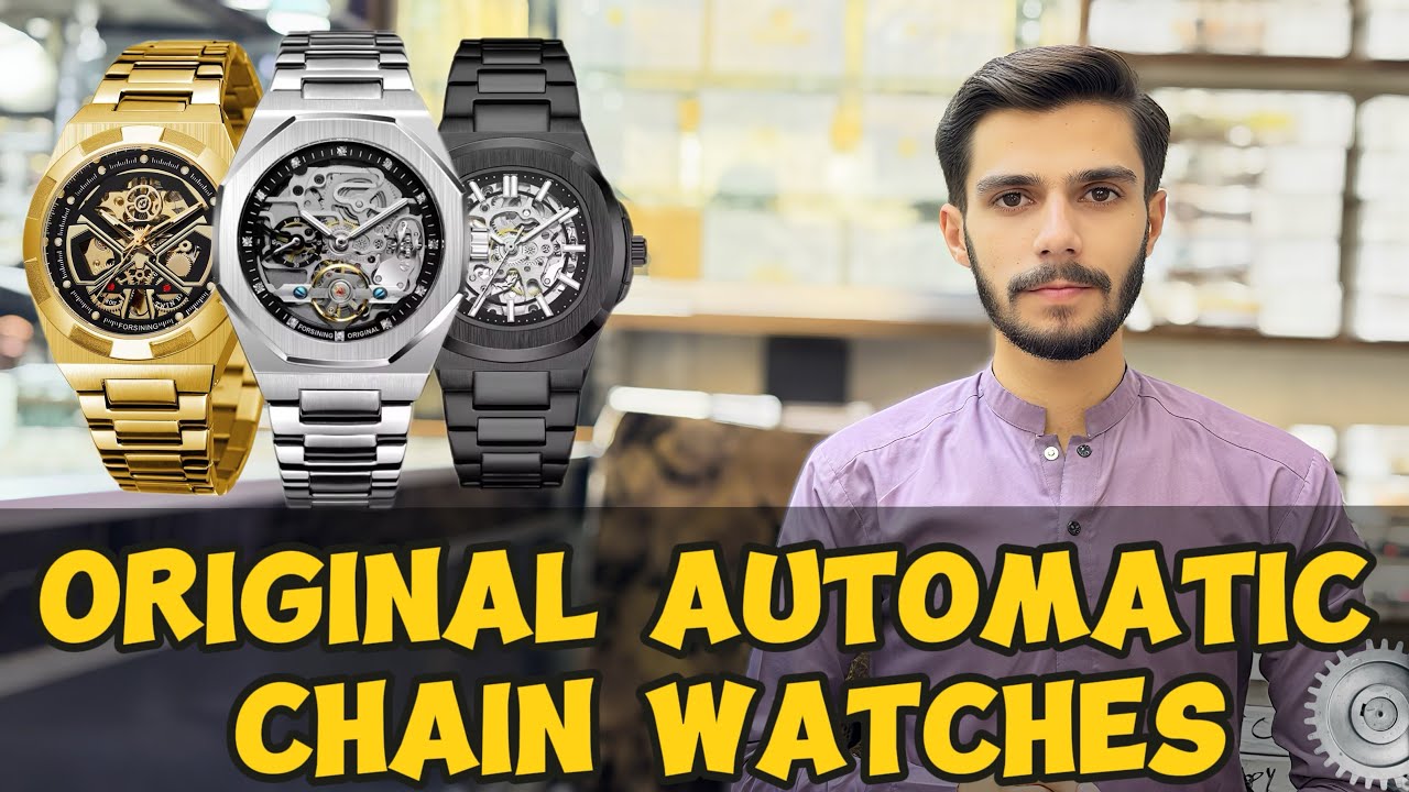 Original Automatic Chain Watches | Skeleton Dial | Heavy Weight | With ...