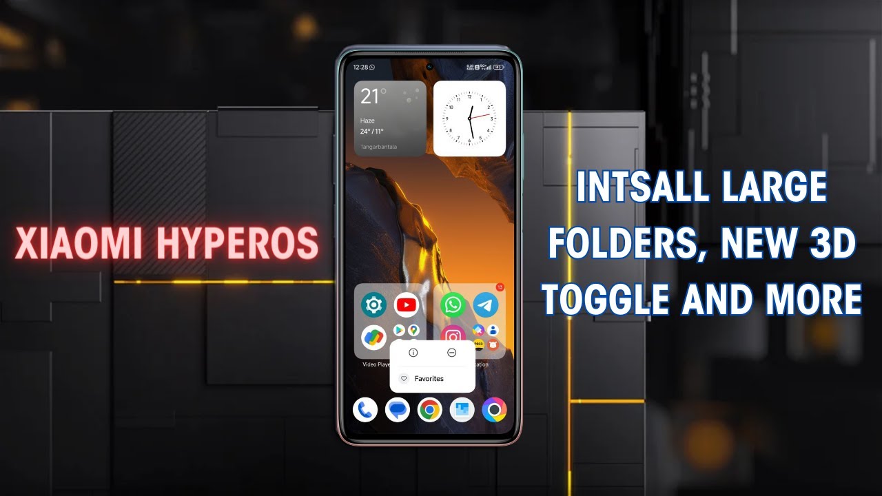 Wao 🎉 Install HyperOS new toggle layout and large folders in Poco F5 and more devices 🔥 - YouTube