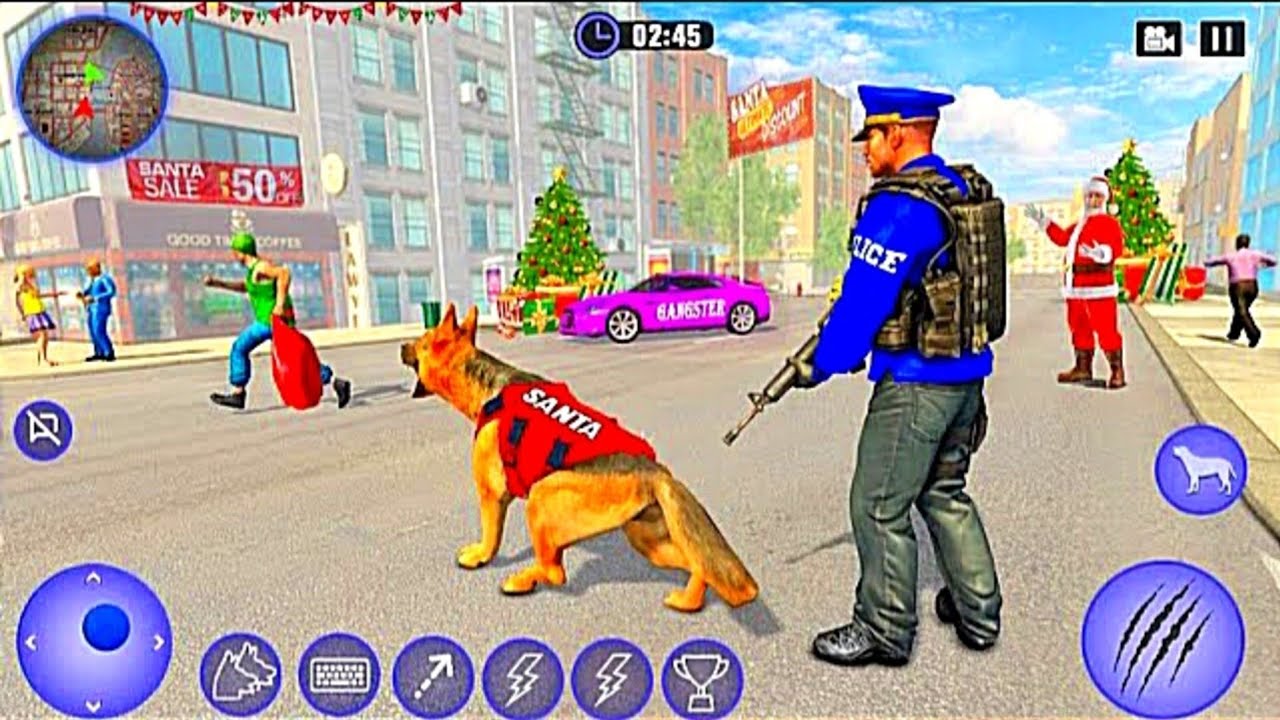 POLICE SIMULATOR - US POLICE DOG MALL CRIME CHASE - GAMES ANDROID - YouTube