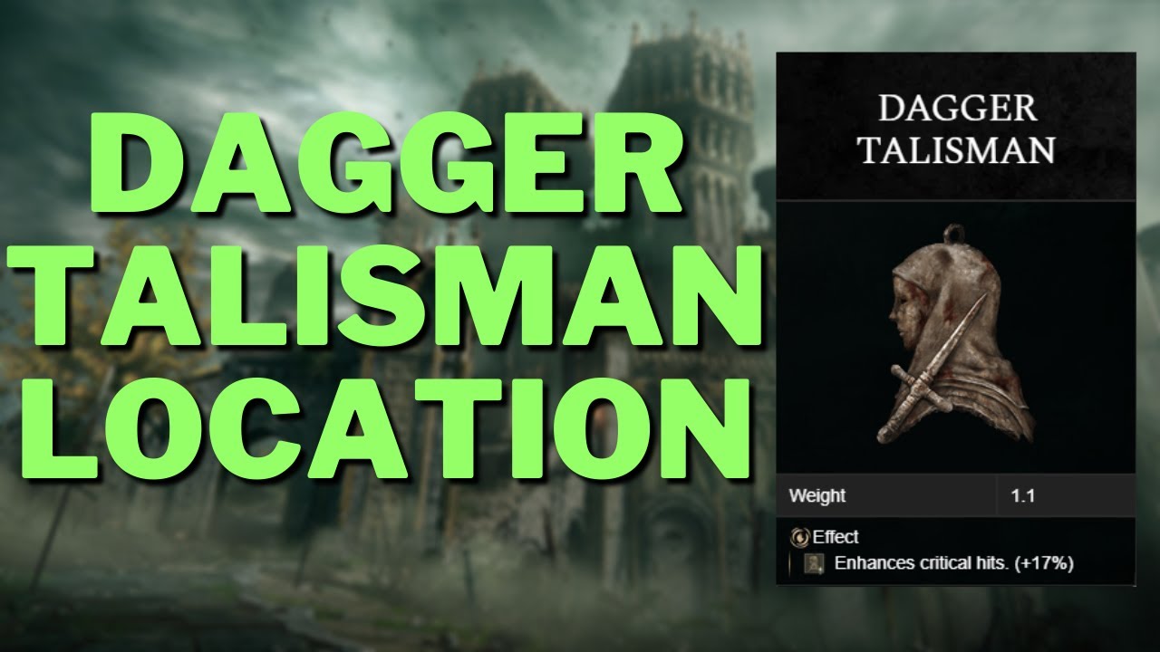 Elden Ring: Dagger Talisman Location - YouTube