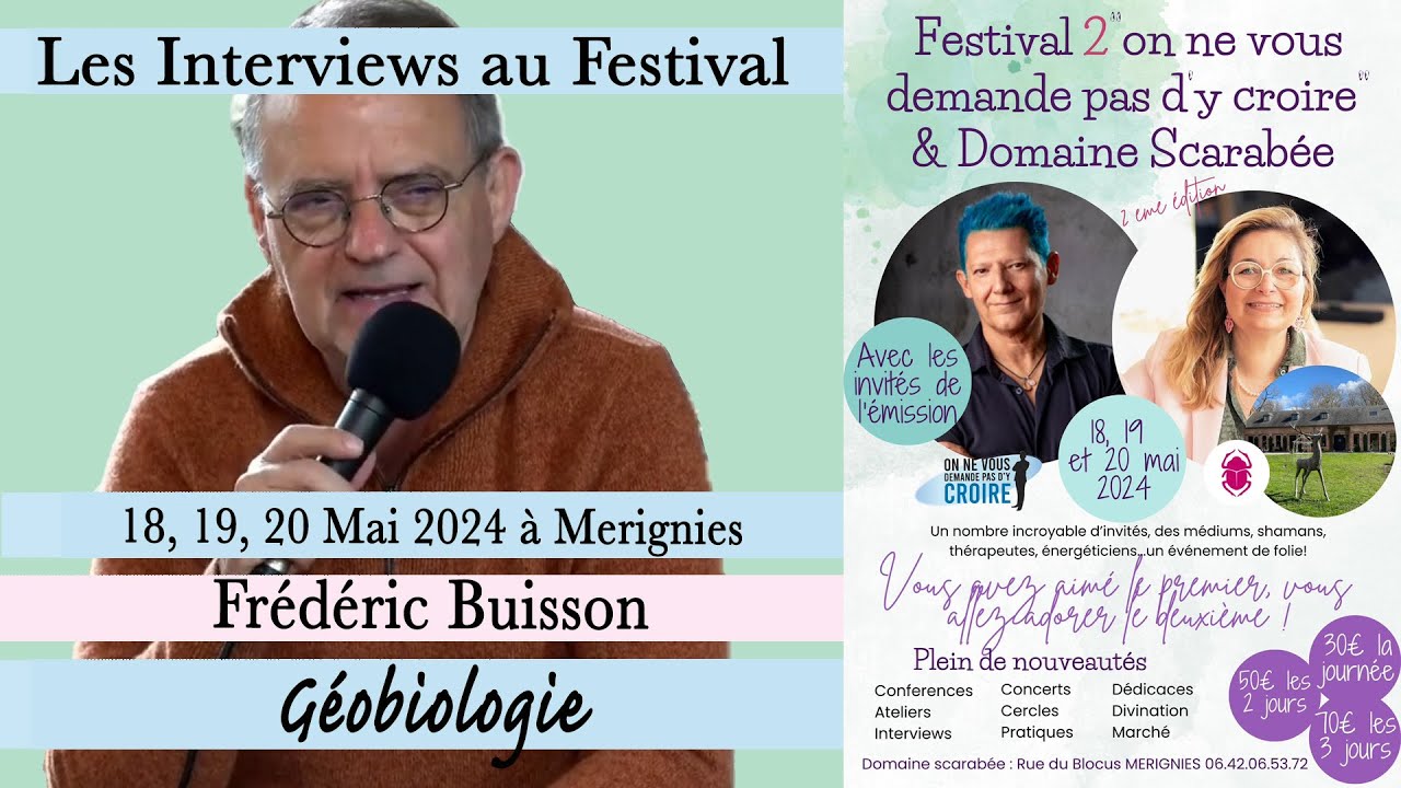 LES INTERVIEWS DU FESTIVAL : Frédéric Buisson - YouTube