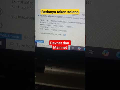 bedanya token devnet sama mainnet token Solana crytpo - YouTube