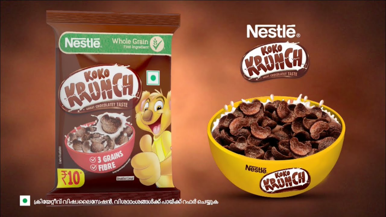 Nestlé Koko Krunch – Chocolatey Crunch at Rs.10 (Malayalam) - YouTube