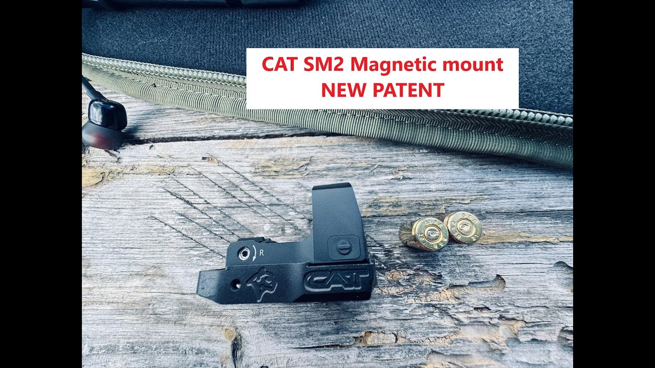 CAT SM2 Magnetic mount + Sight – For Glock pistols - YouTube