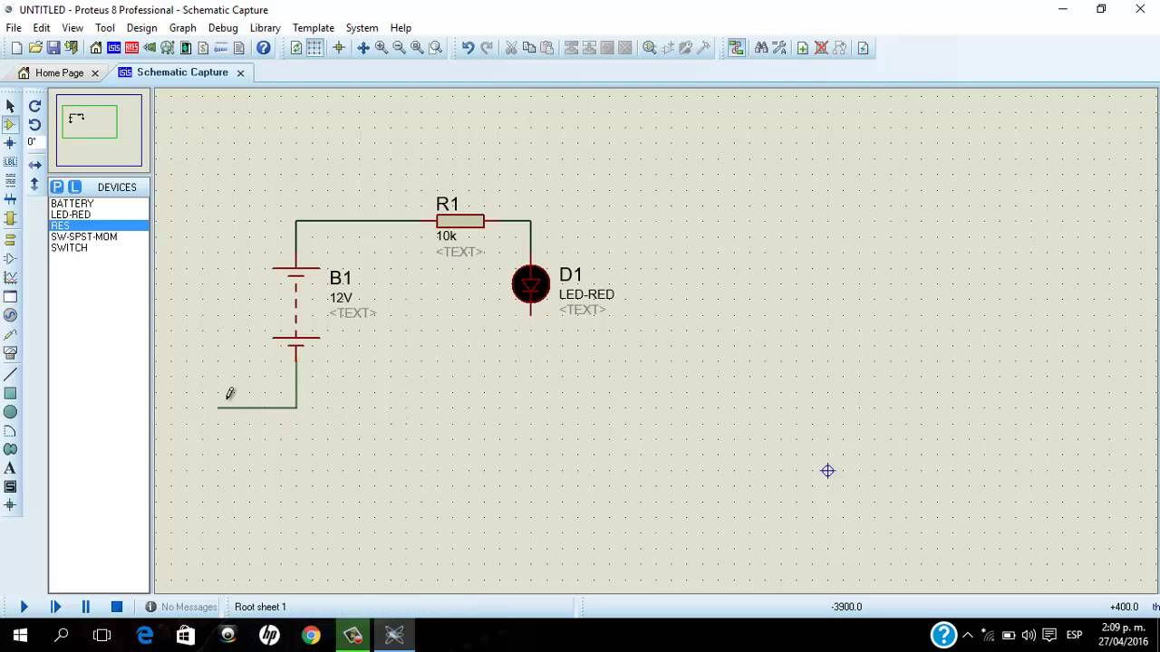 Como hacer una simulación en ISIS PROTEUS - YouTube
