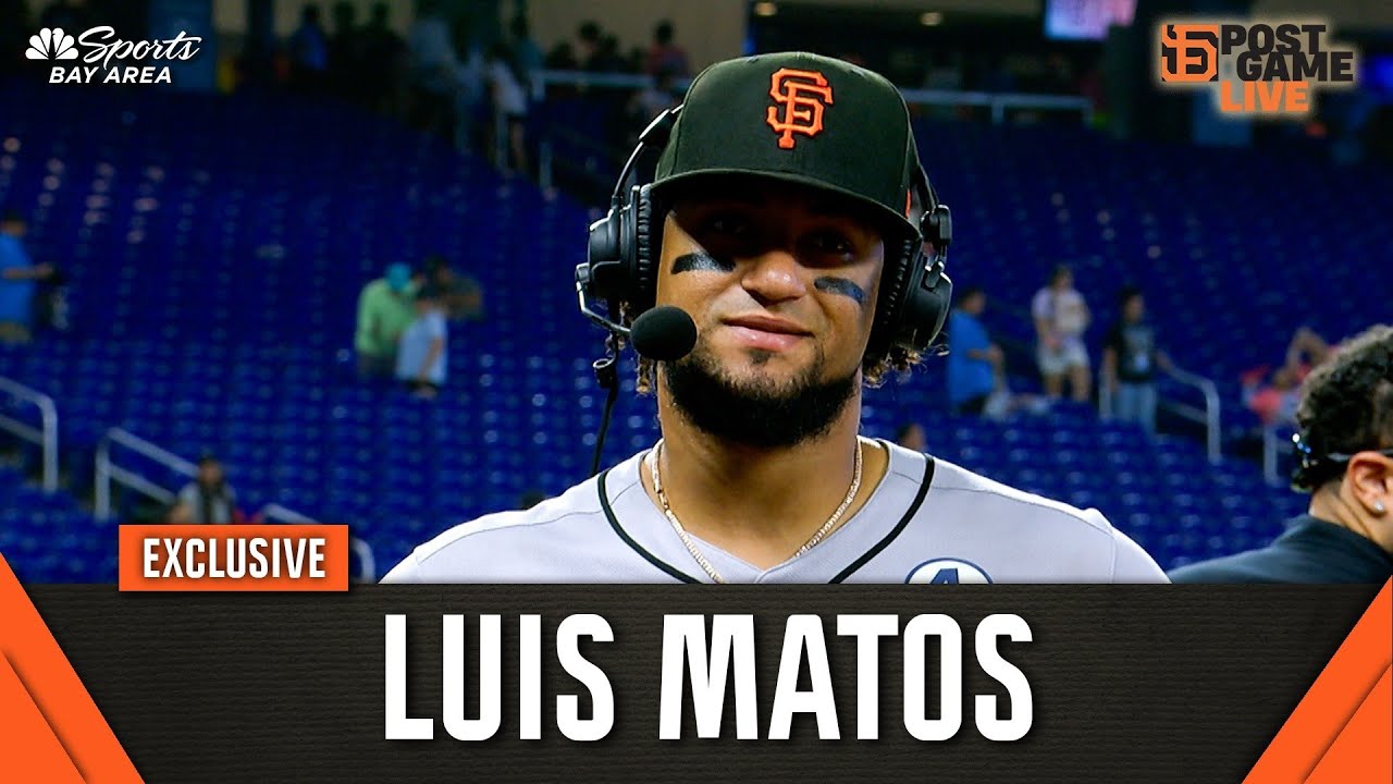 Luis Matos excited after homering for 100th career hit in Giants' win ...
