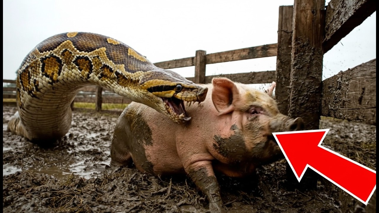 Rescue Animal: Brave Dog Protects Herd Of Pigs From Giant Python!! - YouTube