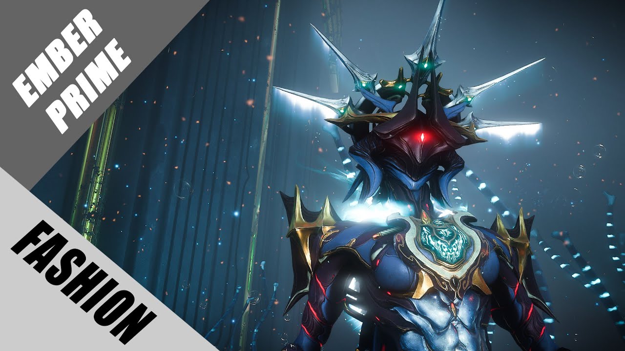 Warframe | Fashion Frame | Ember Prime : Aqua Inferno - YouTube