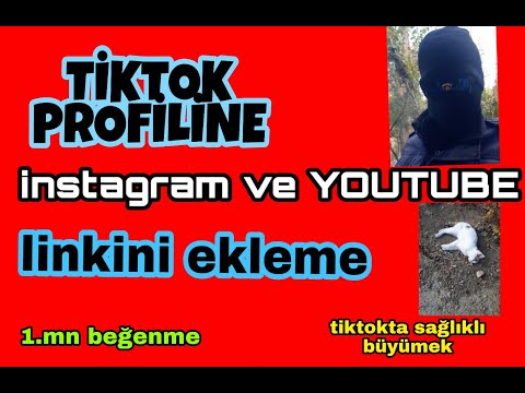 TİKTOK PROFİLİNE instagram ve youtube linkini nasıl ekleriz