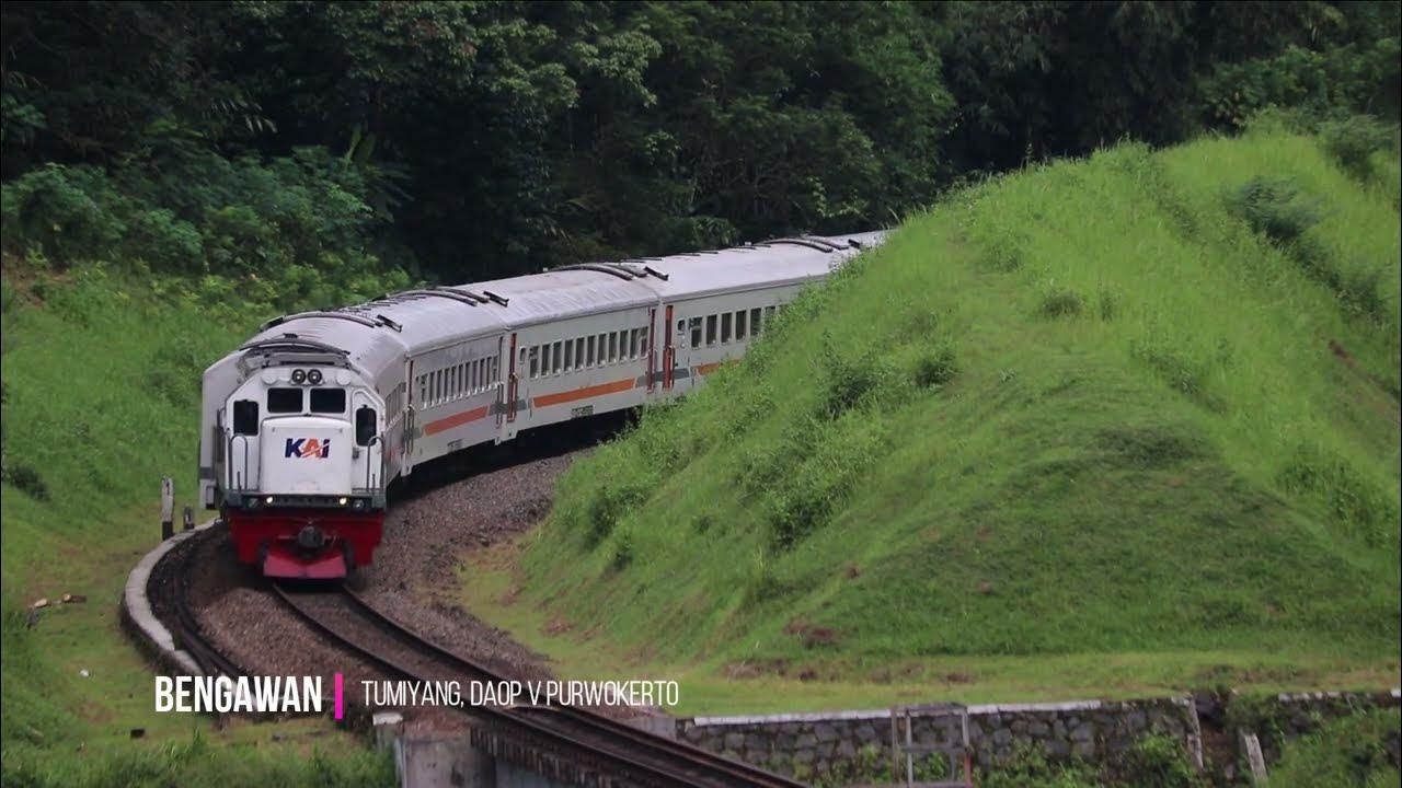 Train 7 & 246, Passing Through Railroad Bends Beautifully | Java ...