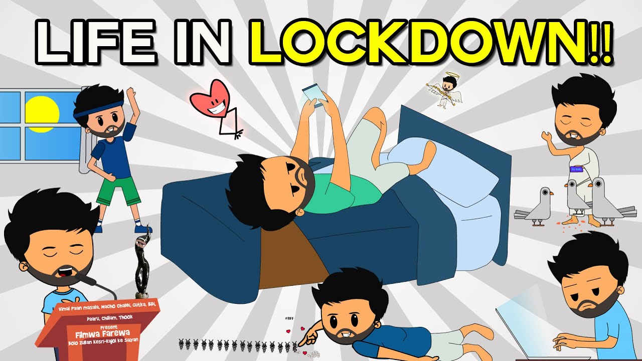 My Quarantine Routine | Life in LockDown | Karan Animations [Hindi ...
