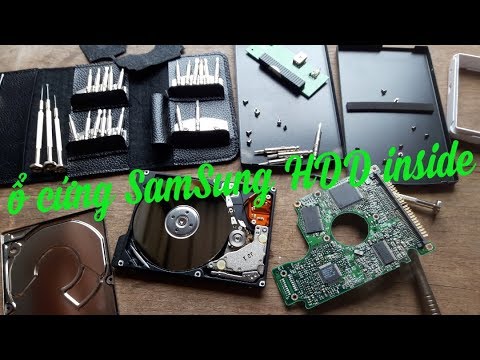 Bên Trong ổ cứng SAMSUNG HDD inside Có gì - YouTube