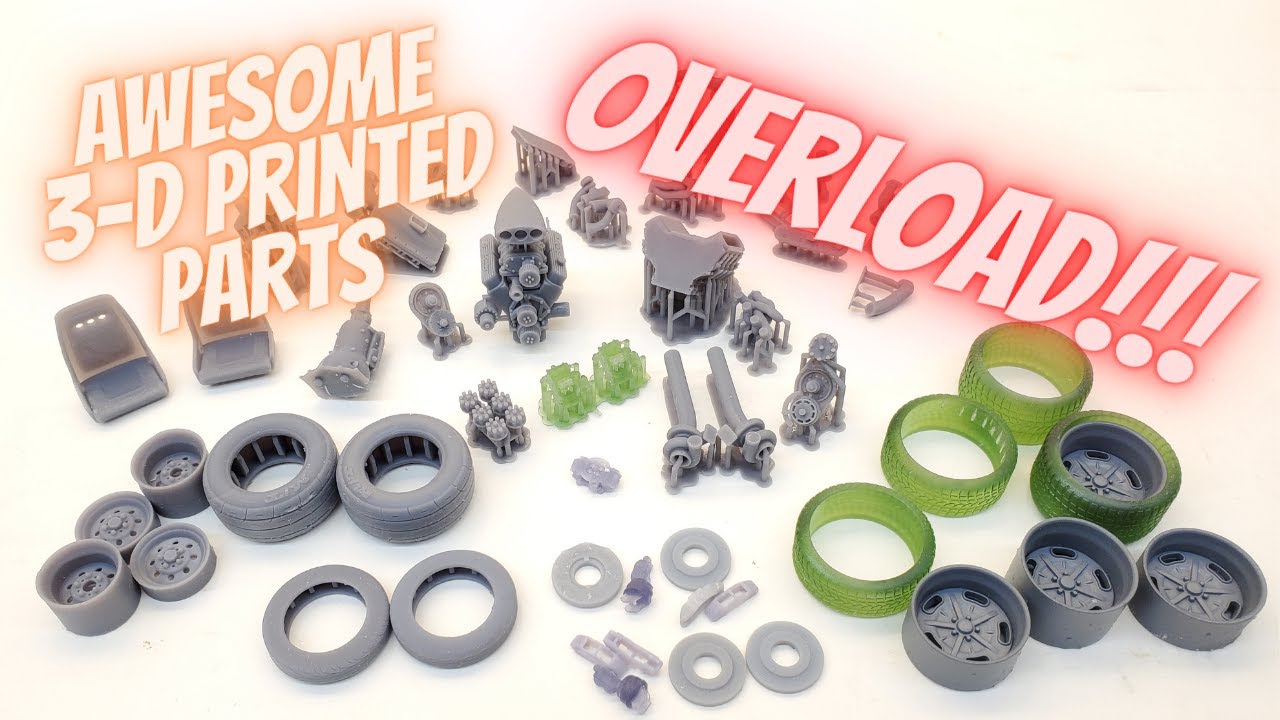 Check out all these cool 3D printed parts that were sent to me!!! TOO ...