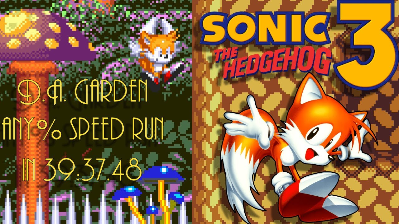 Sonic 3 AIR - D.A. Garden any% brisk jog (speed run) in 39:37.48 with ...