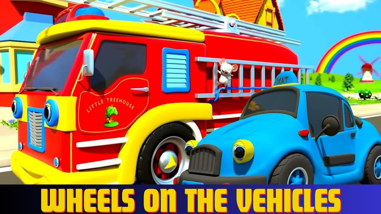 Wheels on the Vehicles |The Vehicle Song | Kids Videos| Nursery Rhymes ...