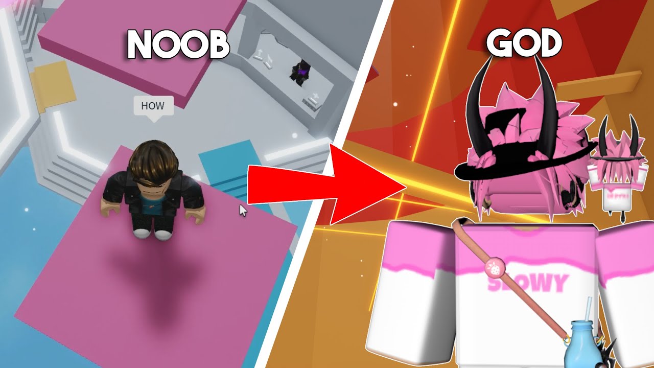 NOOB/PRO/GOD in Tower of Hell! - YouTube