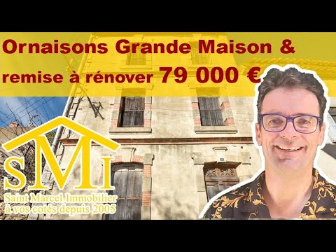 N°4310 Ornaisons maison de caractère à rénover avec remise saint marcel ...