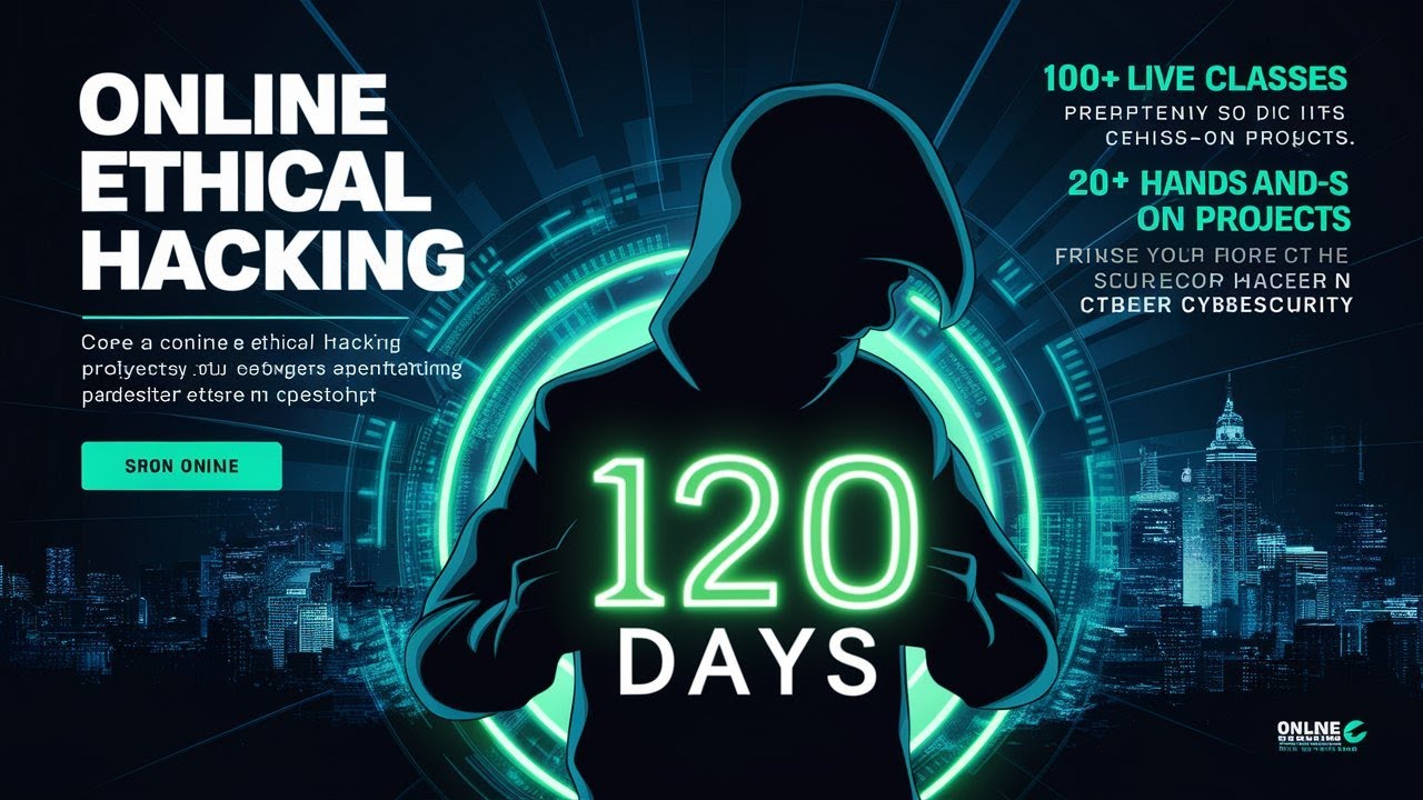 Become an ETHICAL HACKER in 120 Days! | 100+ Live Classes, 20+ Projects ...