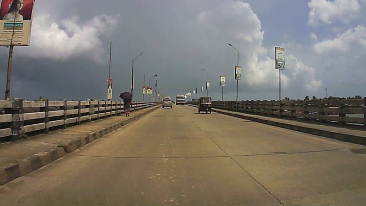 Neendakara bridge, Quilon, Kerala - YouTube