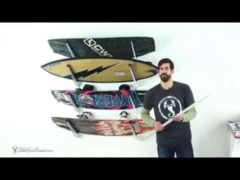 XSR Wakeboard Storage Rack | Adjustable Metal Wall Shelves ...