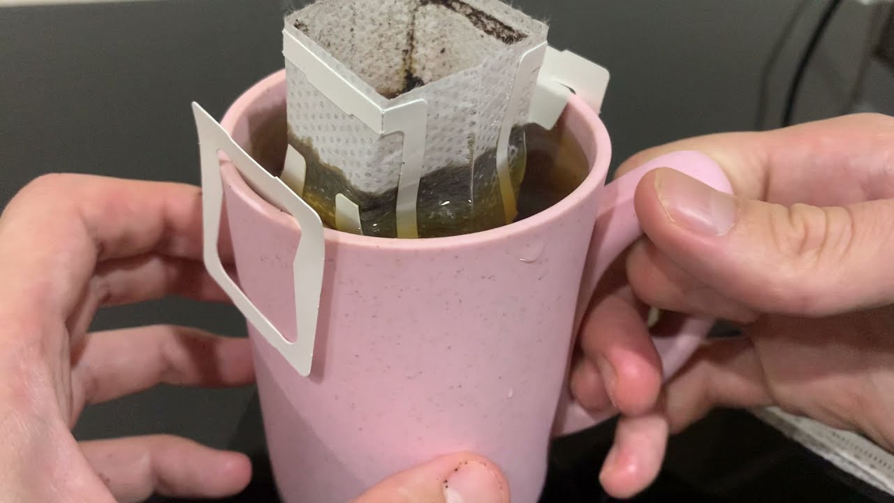 Easy & Simple Instant Drip Coffee 쉽고 간단한 인스턴트 드립 커피 - YouTube