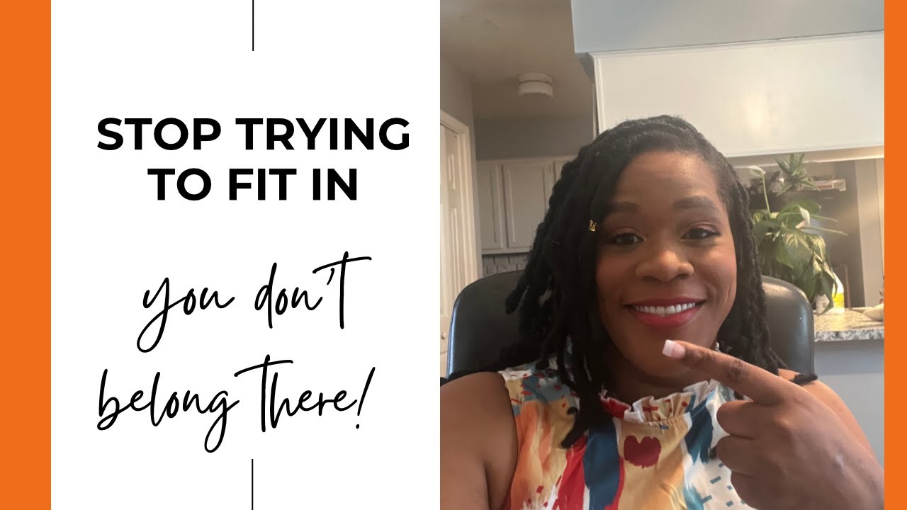 Chosen ones God said stop trying to fit where you don't belong! # ...