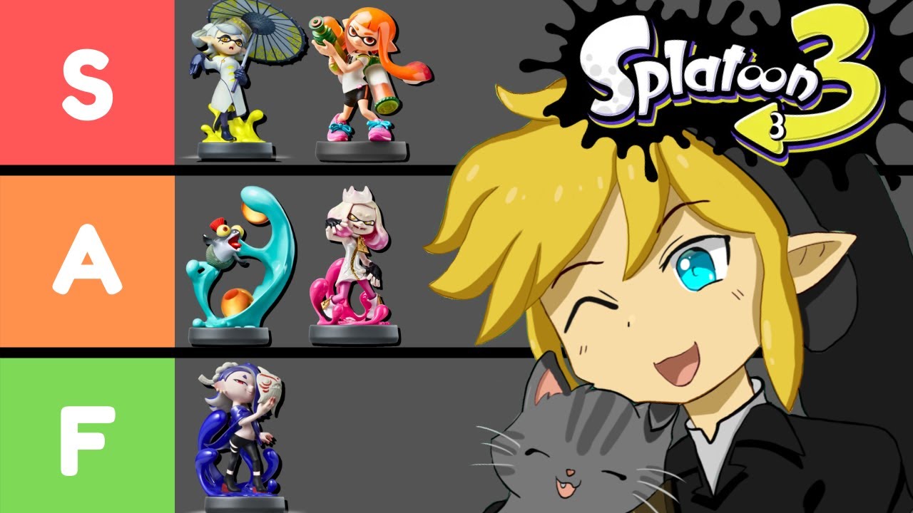 I Ranked Every Splatoon Amiibo!!! - YouTube