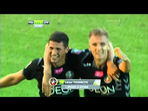 Polonia-Lech 1-2 (1-1) Teodorczyk - YouTube