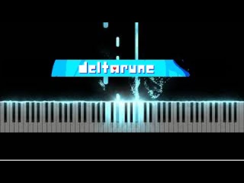 Deltarune Dialtone EASY Synthesia Midi Piano Tutorial & Download - YouTube