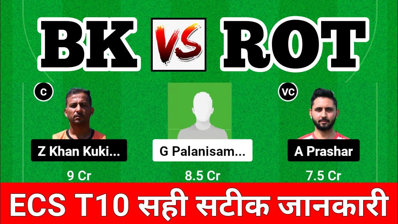 BK vs ROT Dream11 prediction Today Match, BK vs ROT Scorecard, BK vs ...