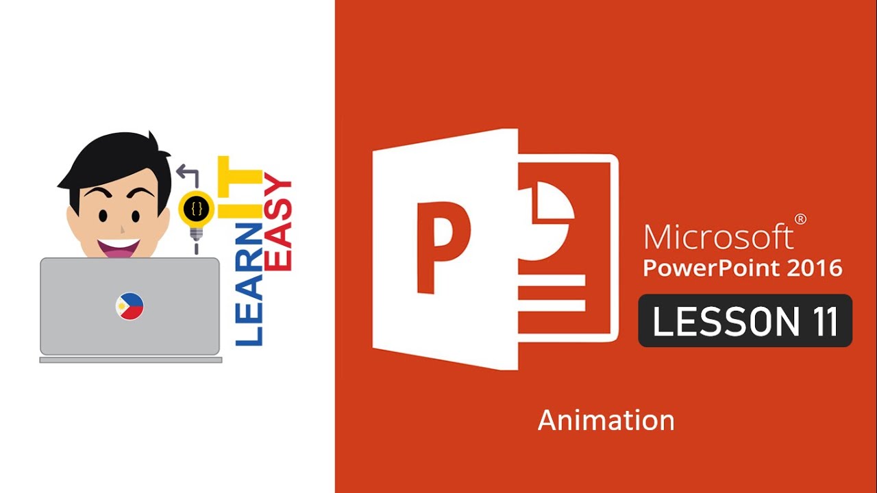 Microsoft PowerPoint 2016 Lesson 11 - Animation - YouTube