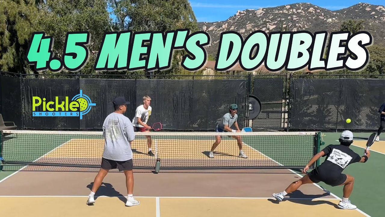 this is 4.5 men's doubles pickleball in san diego, ca | 02/20/2025 ...