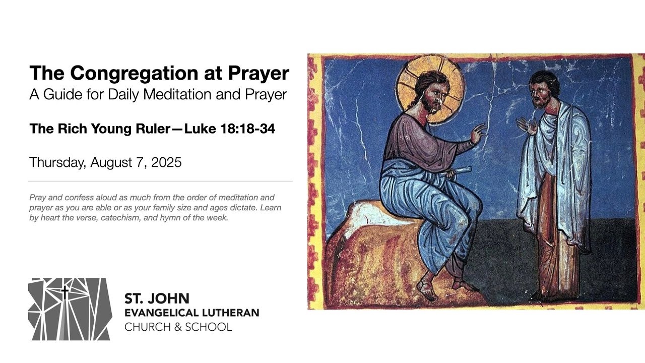 The Rich Young Ruler—Luke 18:18-34 - YouTube