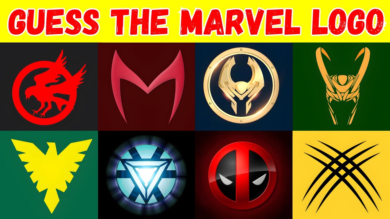 Guess The Marvel Characters | Marvel Logo Quiz - YouTube