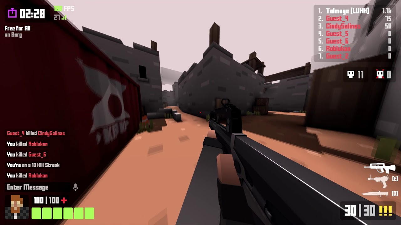 Another nuke in Krunker 34-0 (Krunker.io gameplay) + new favorite class ...