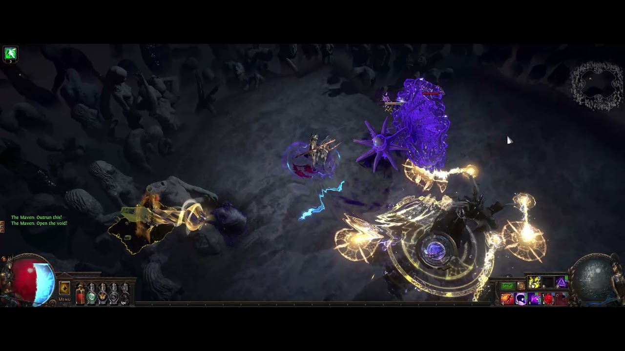 POE Elder boss fight - YouTube