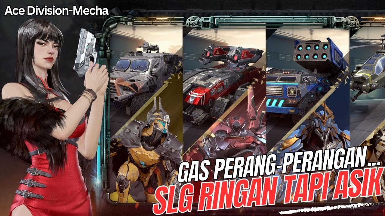 CobainGame ACE DIVISION-MECHA, kali aja nyari SLG gaya mecha-futuristik, boleh nih! - YouTube