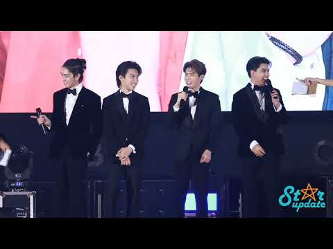 4 หนุ่มจาก บรรยากาศรักเดอะซีรีส์ บนเวทีงานเปิดตัว Me U Magazine Grand Opening