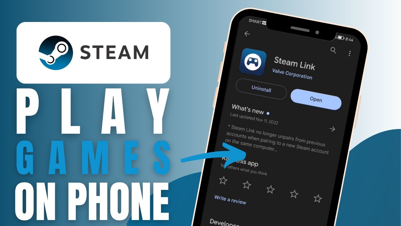 How To Play Steam Games On Your Phone (Step By Step) - YouTube